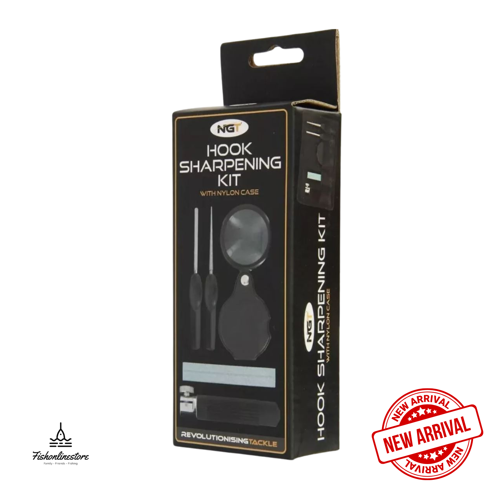 NGT Hook Sharpening Kit - 5 Piece Complete Set for Tallon Point Hooks ...